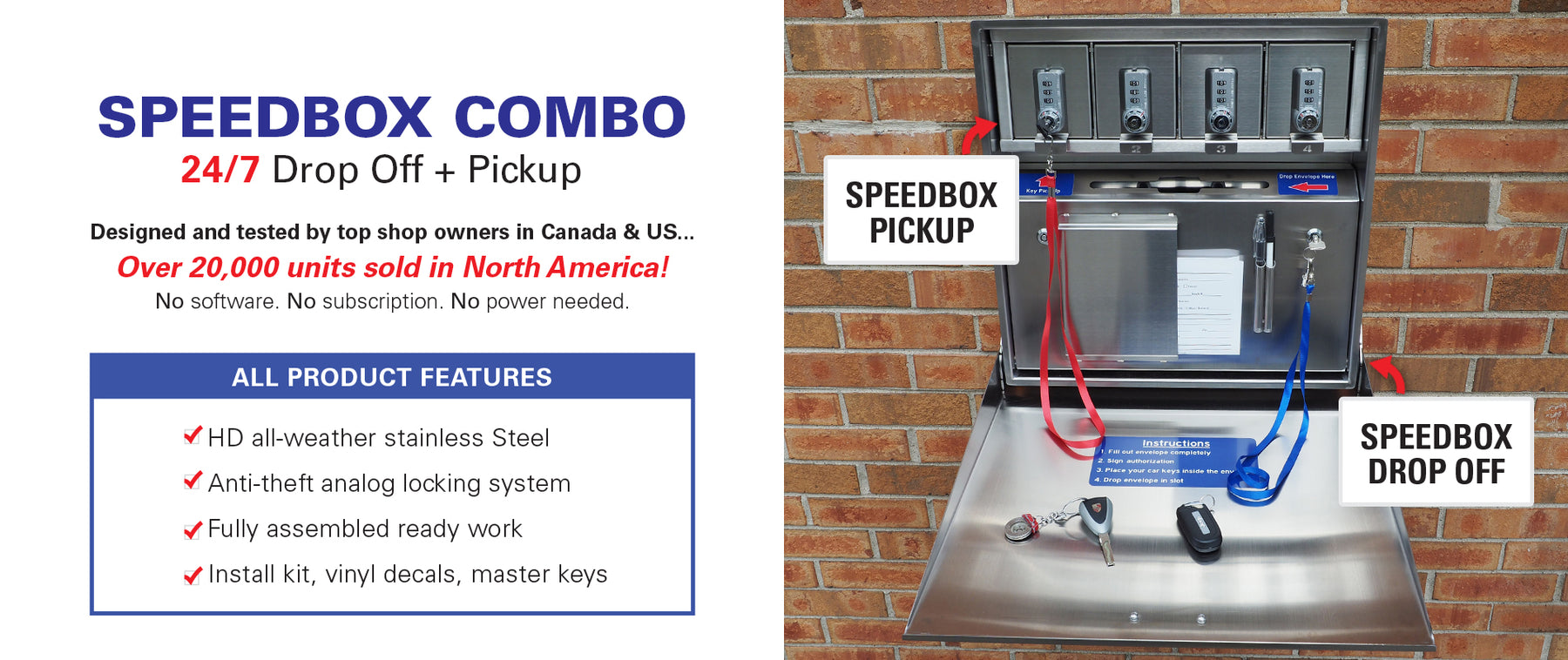Speedbox Combo - Drop Off + Pick Up - Keymaster Solutions