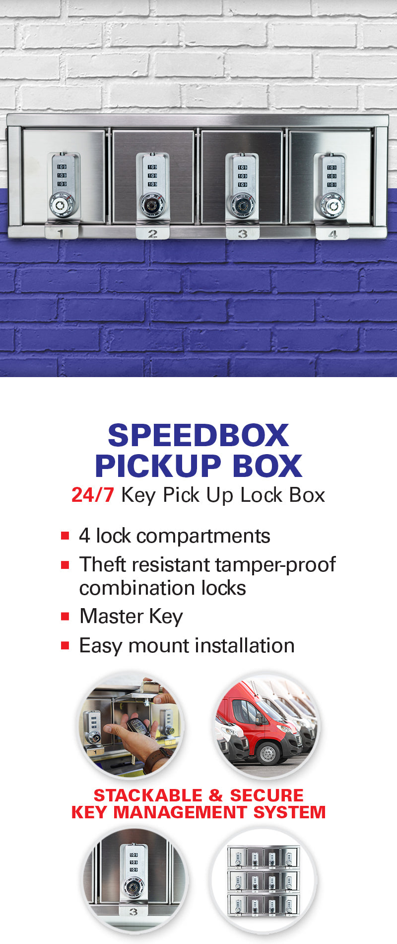 SpeedBox 24/7 - The Ultimate Key Pickup Box - Keymaster Solutions